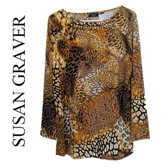Susan Graver | Tops | Nwt Susan Graver Artisan | Poshmark